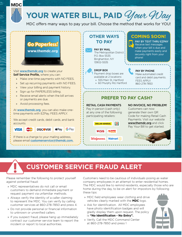 The Metropolitan District - News & Events